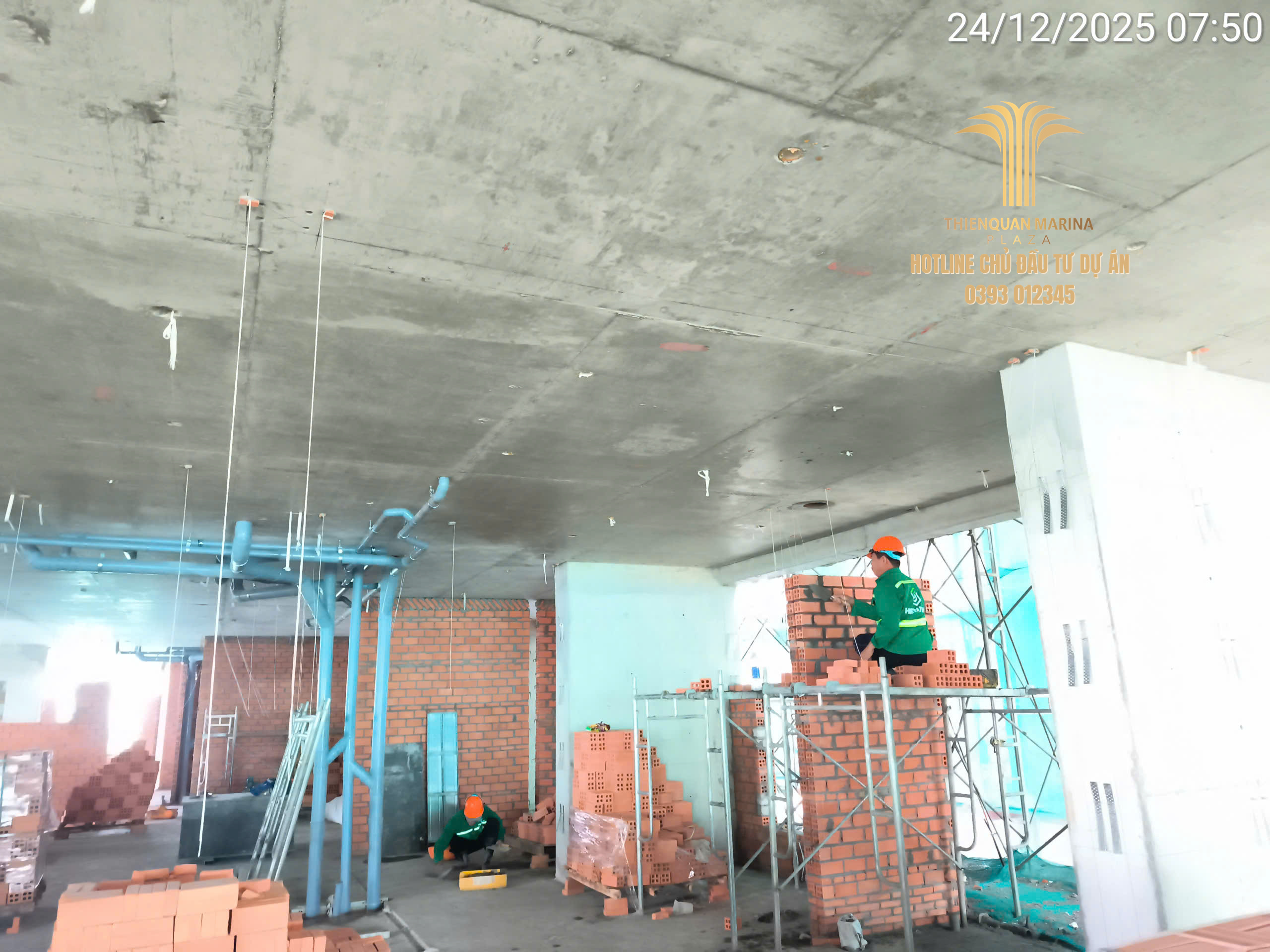 [ Cập nhật tiến độ thi công ] Thiên Quân Marina Plaza Cần Thơ 24/12 ...