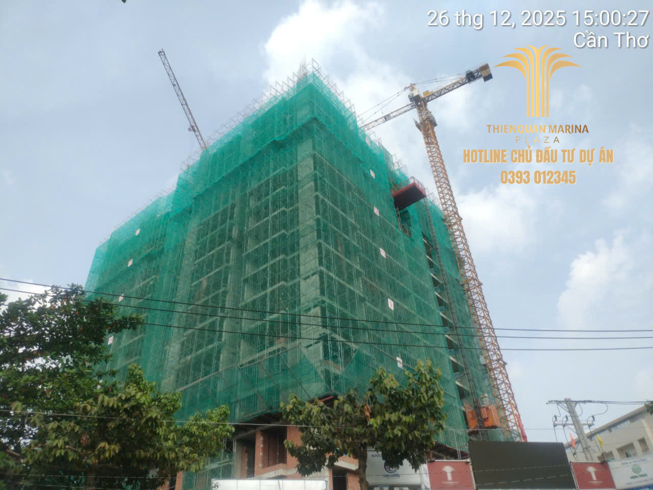 [ Cập nhật tiến độ thi công ] Thiên Quân Marina Plaza Cần Thơ 26/12 ...