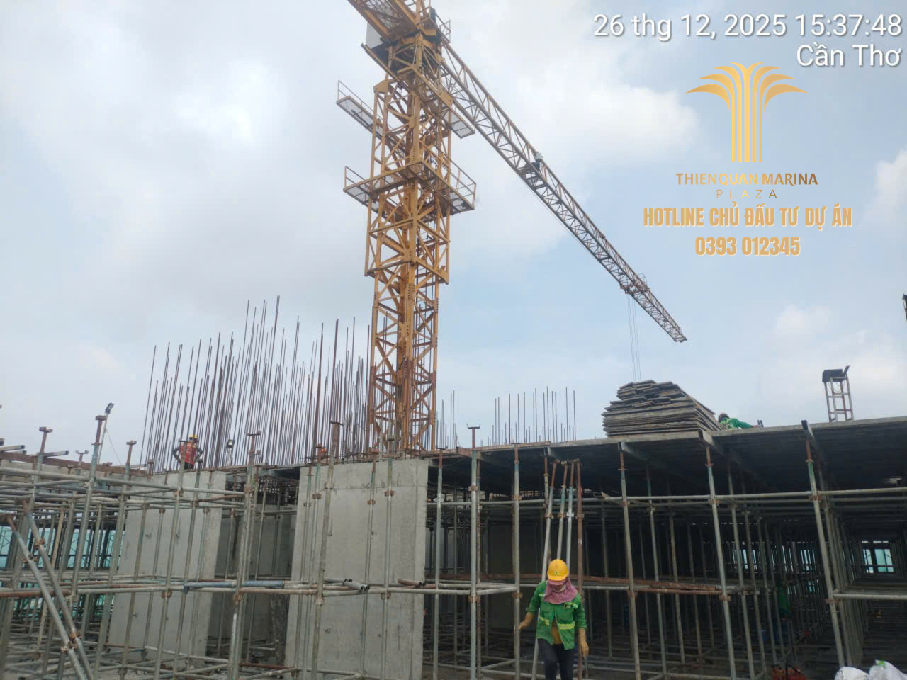 [ Cập nhật tiến độ thi công ] Thiên Quân Marina Plaza Cần Thơ 26/12 ...